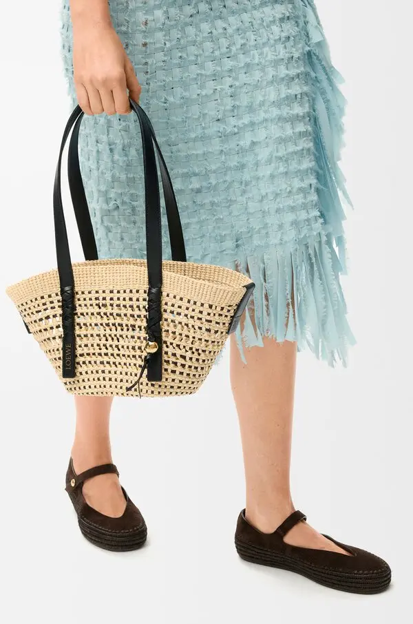Loewe Small Braid Shoulder Bag - Nude