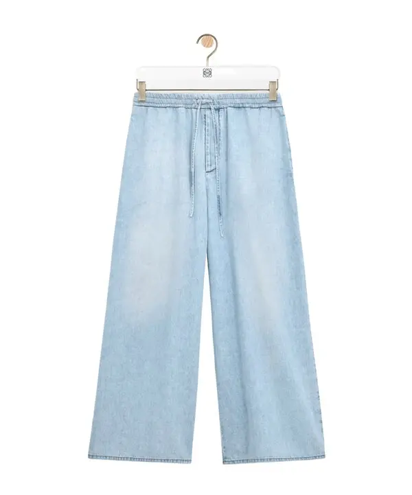 Loewe Relaxed Fit Drawstring Denim Trousers