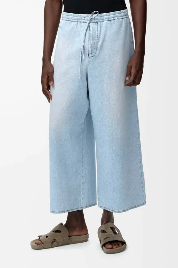 Loewe Relaxed Fit Drawstring Denim Trousers
