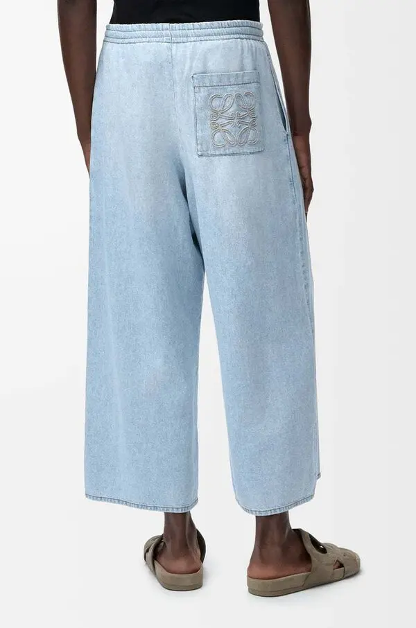 Loewe Relaxed Fit Drawstring Denim Trousers