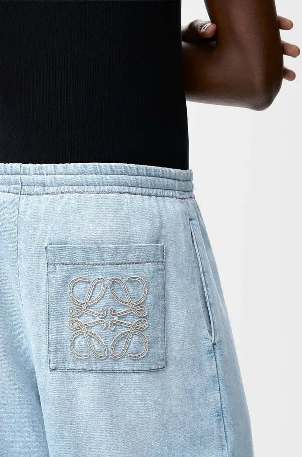 Loewe Relaxed Fit Drawstring Denim Trousers