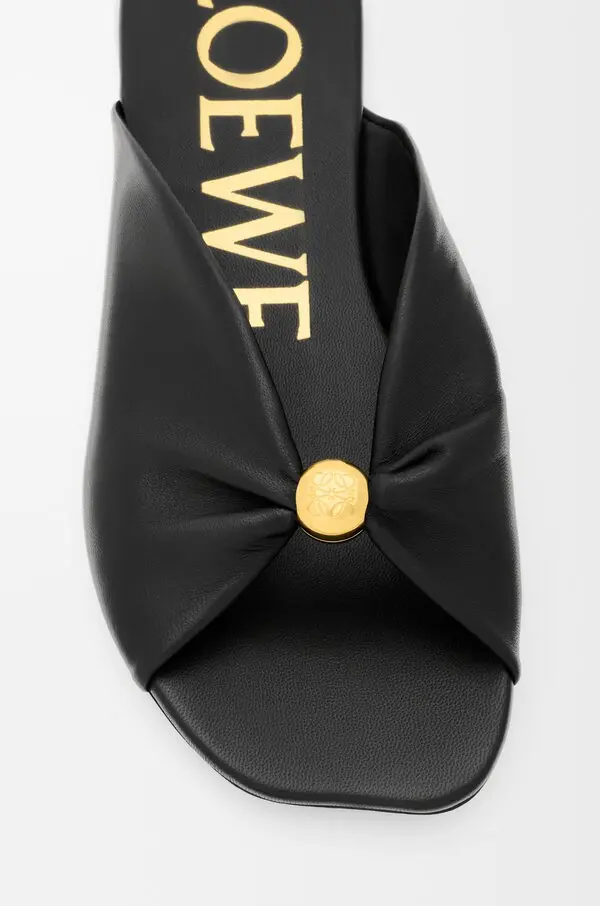 Loewe Nappa Lambskin Flat Sandals With Anagram Detail
