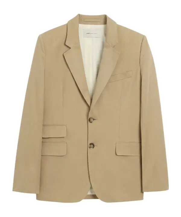 Ami Single-breasted Tailored Blazer - Beige