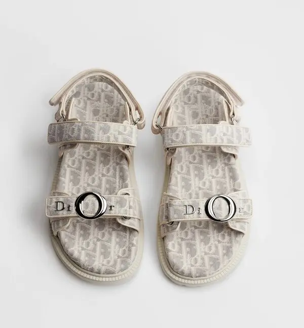 Dior Signature Sandals - Nude