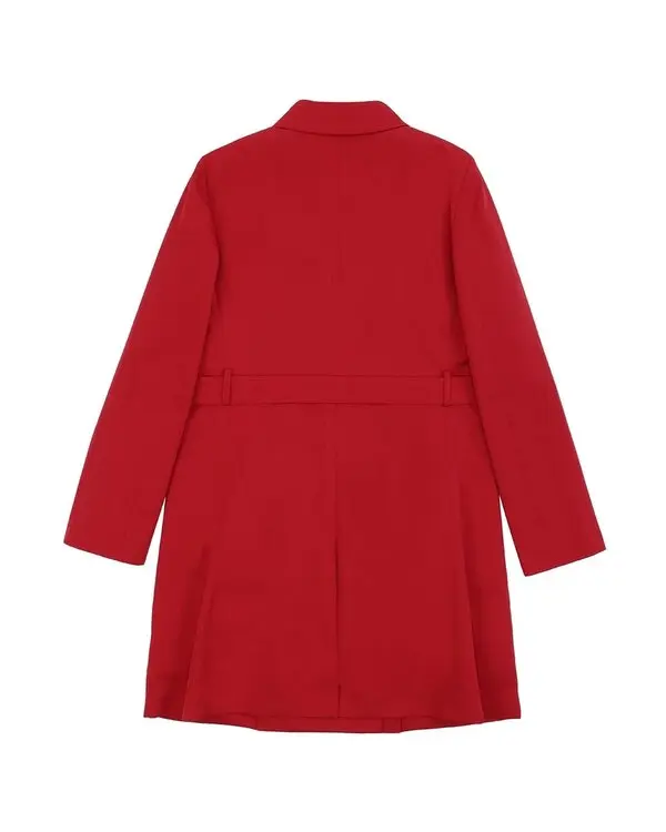 Max Mara Double-breasted Belted Coat - Red