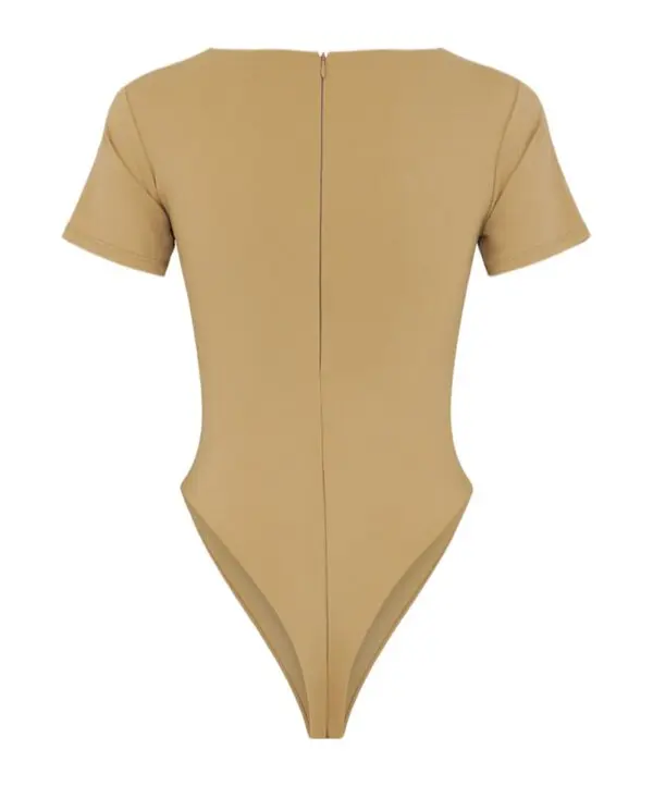 ENTIRE STUDIOS Short Sleeve Bodysuit - Nude