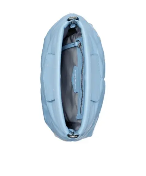 MAISON MARGIELA Glam Slam Clamshell Clutch Bag - Light Blue