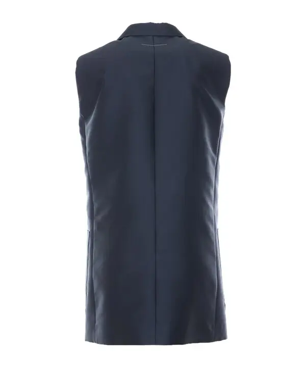 MAISON MARGIELA V-neck Waistcoat With Button Closure And Patch Pockets