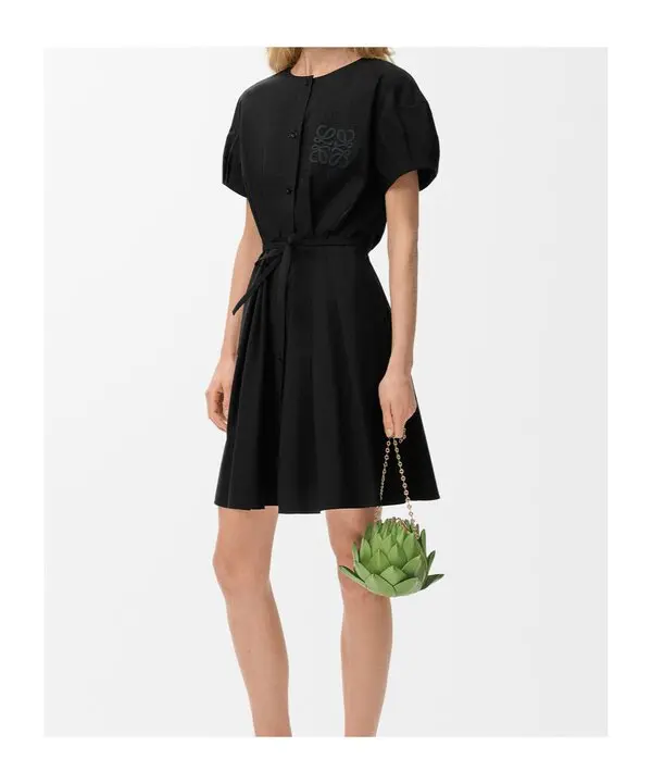 Loewe Belted Pocket Shirt Dress