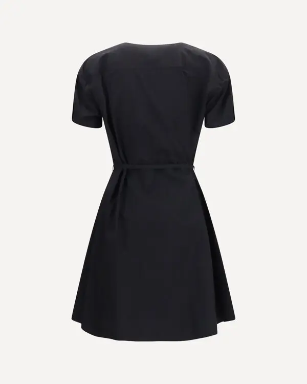 Loewe Belted Pocket Shirt Dress - Black