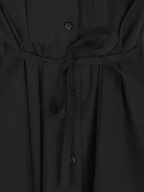 Loewe Belted Pocket Shirt Dress - Black