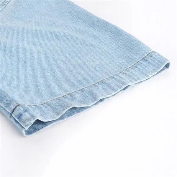 Loewe Anagram-embroidered Short-sleeved Shirt - Washed Blue