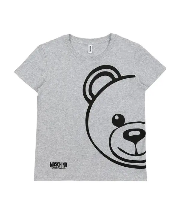 Moschino Teddy Bear Logo T-shirt - Gray