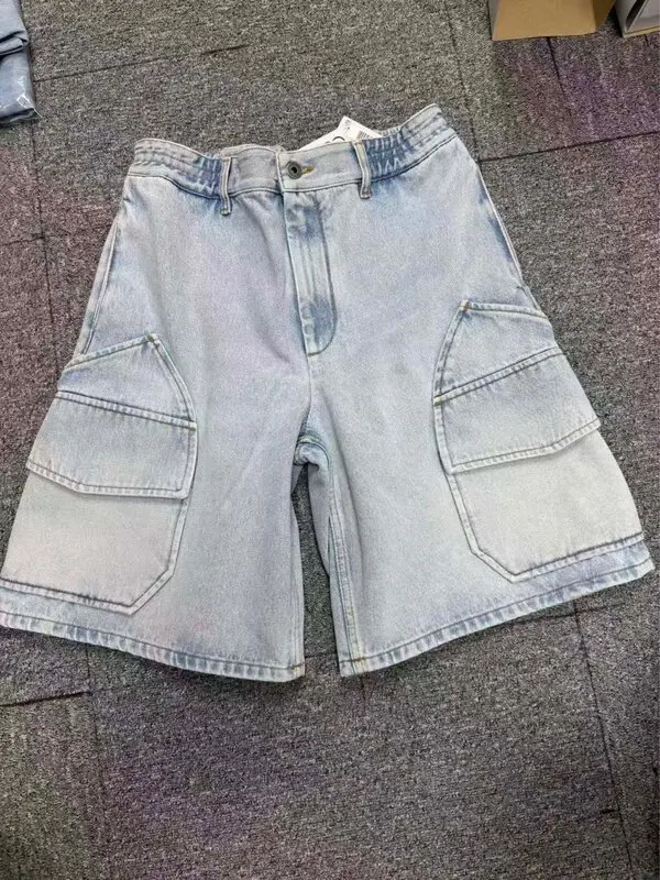 Loewe Denim Cargo Shorts - Blue