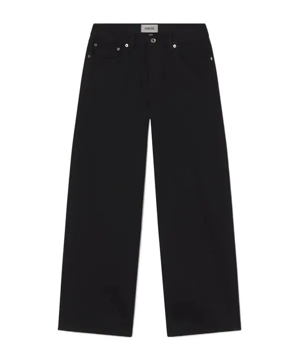 AGOLDE Low Rise Loose Jeans - Black