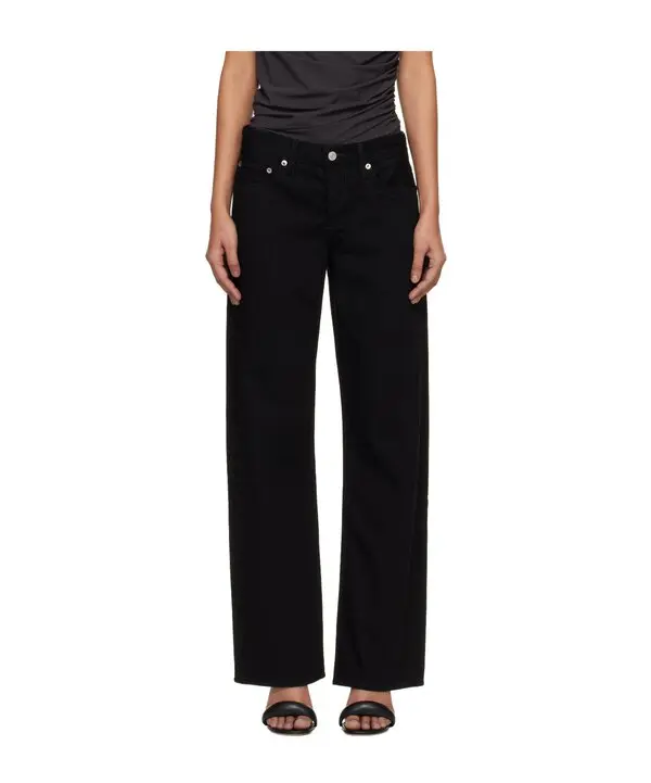 AGOLDE Low Rise Loose Jeans - Black