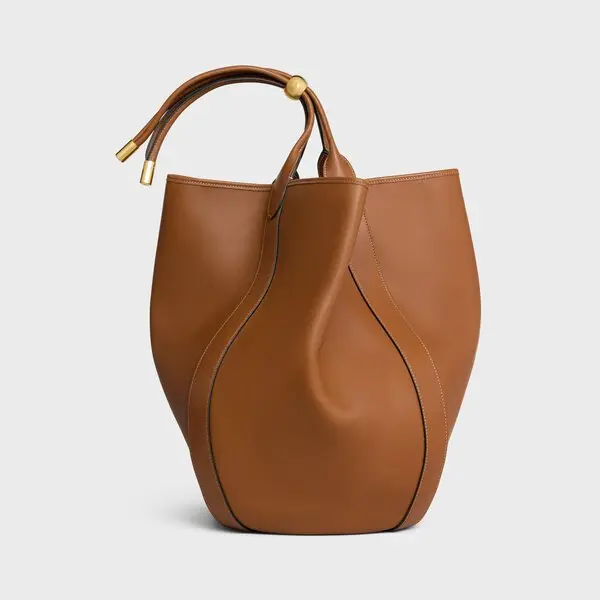 Celine Large Drop Bucket Bag In Smooth Calfskin