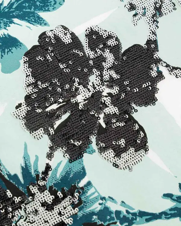 Sportmax Printed T-shirt With Round Neck And Short Sleeves