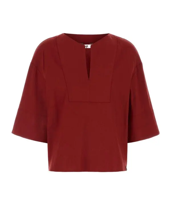 Max Mara V-neck Open Shirt