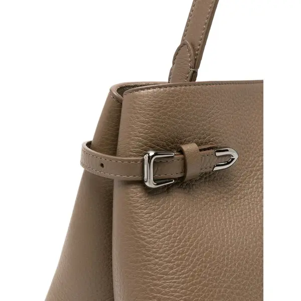 Brunello Cucinelli Pebble-leather Tote Bag - Brown