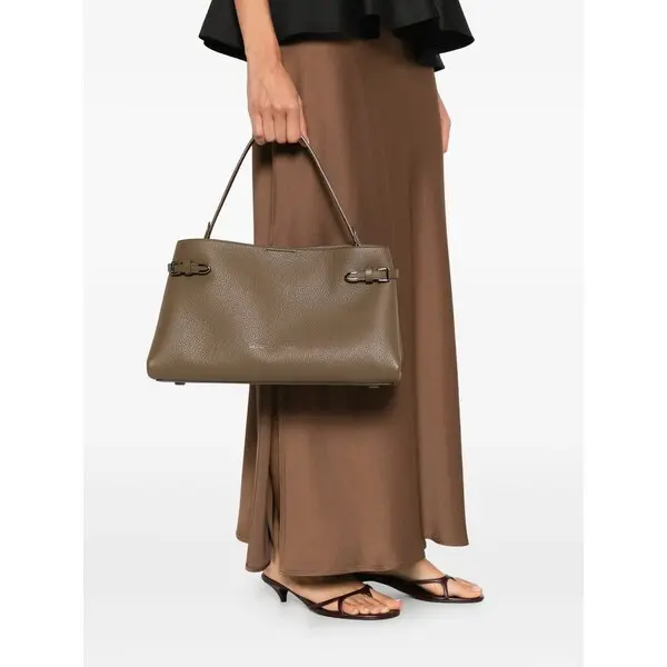 Brunello Cucinelli Pebble-leather Tote Bag - Brown