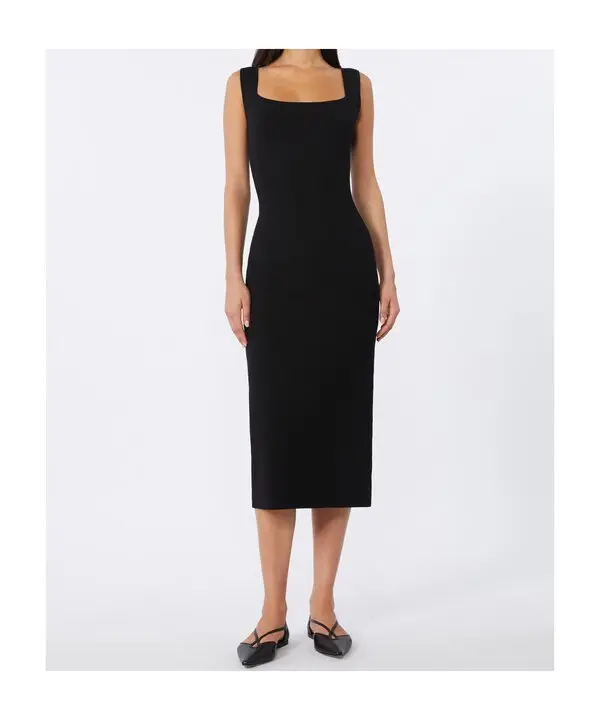 Max Mara Square Neck Dress