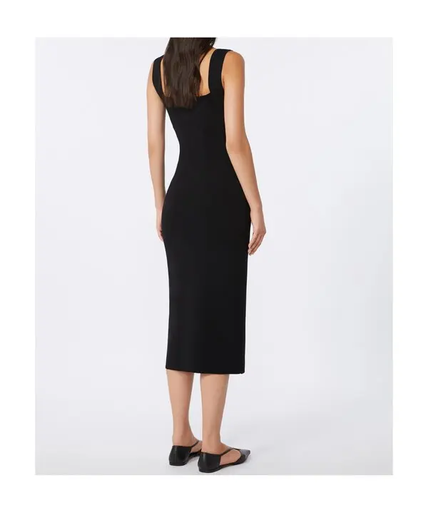Max Mara Square Neck Dress