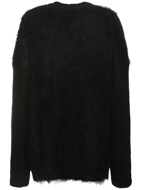 Junya Watanabe Wool Patchwork Oversized Knit Sweater