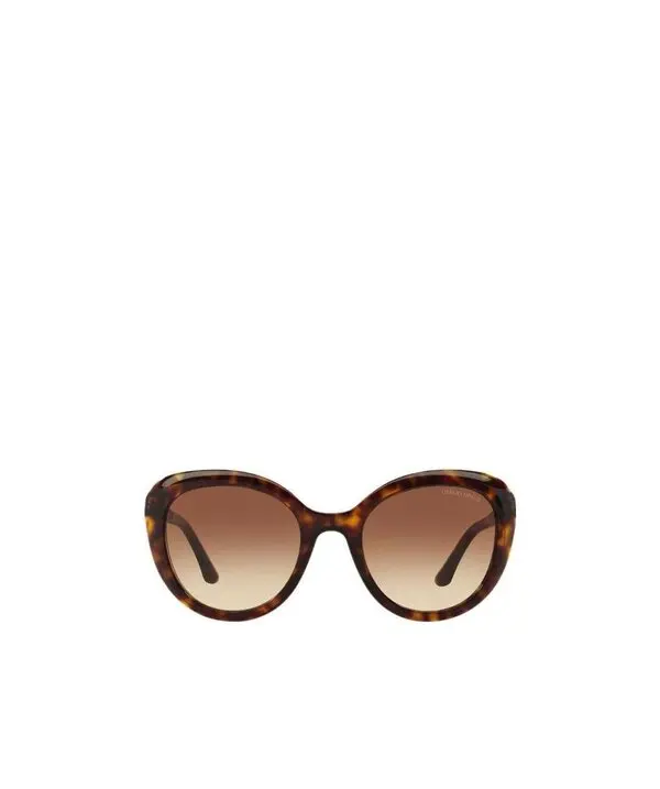 Giorgio Armani Tortoiseshell Logo Sunglasses - Brown