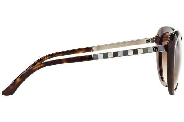 Giorgio Armani Tortoiseshell Logo Sunglasses