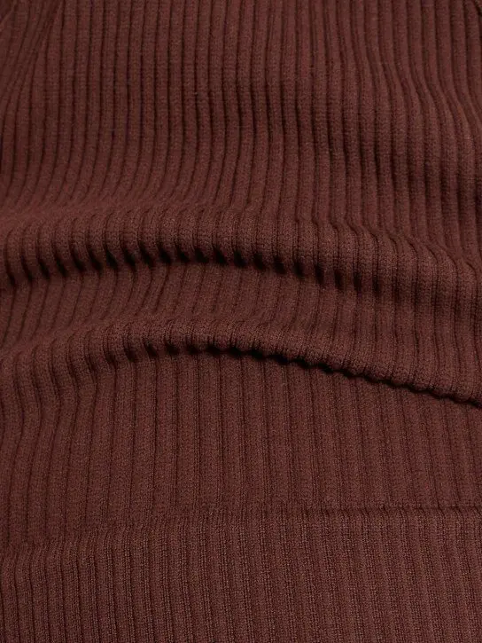 ANDREĀDAMO Ribbed Jersey Bra W/ Straps