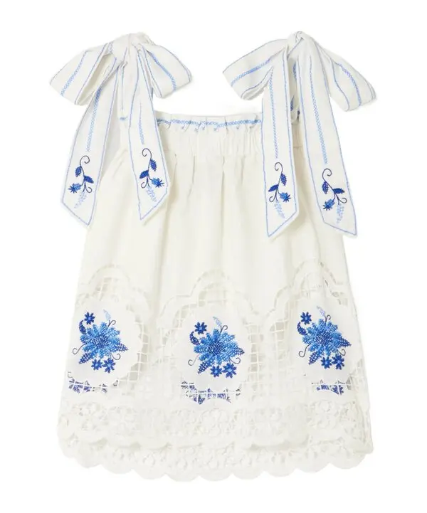 Farm Rio Bow Vest - White