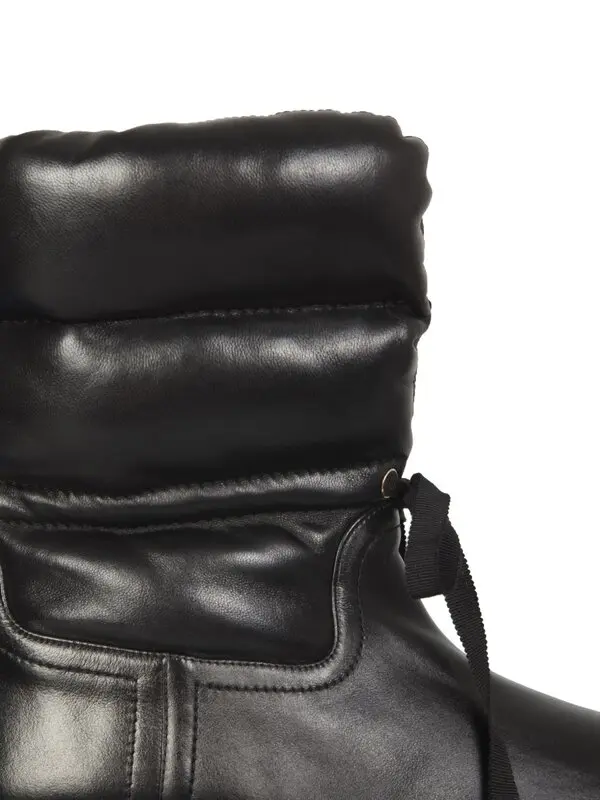 STUART WEITZMAN Padded Ankle Boots With Ribbon Detailing - Black