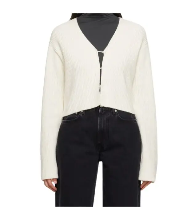 Loulou De Saison Hidra" Ribbed V-neck Cardigan