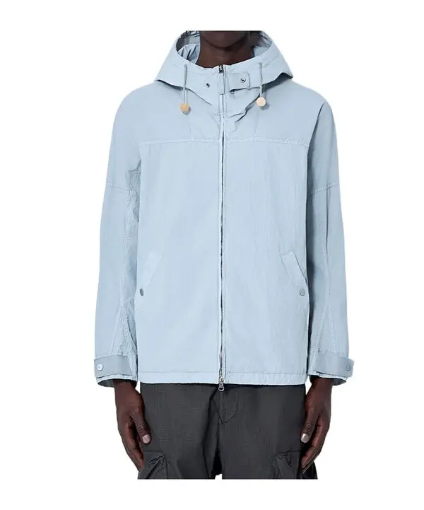 Stone Island Marina Drawstring Hooded Jacket - Blue