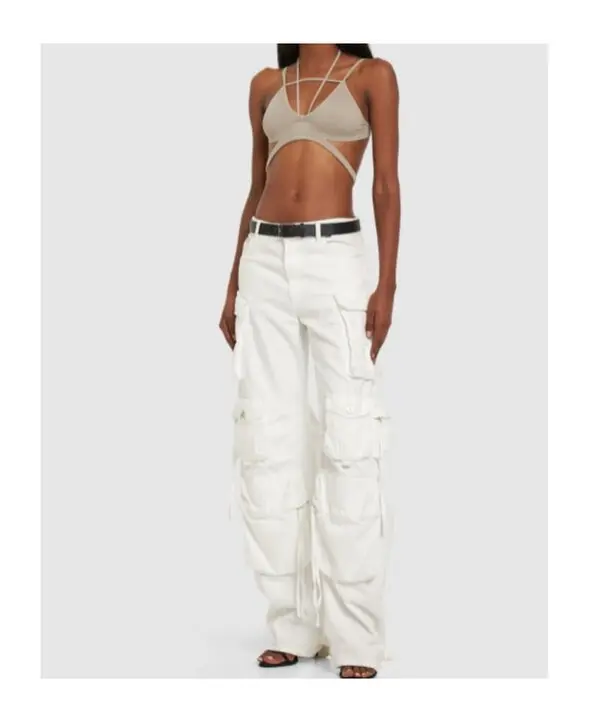 ANDREĀDAMO Ribbed Jersey Bra With Adjustable Straps