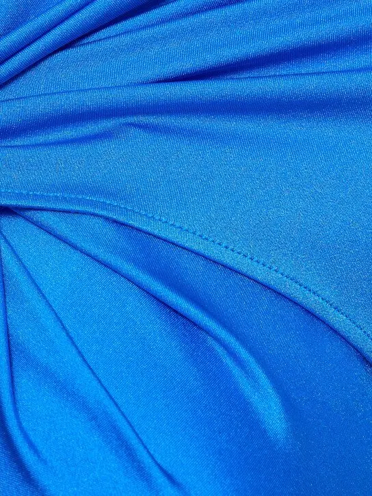 Coperni Cutout Stretch Jersey Bodysuit - Blue