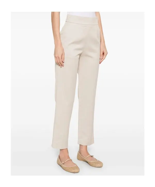 FORTE_FORTE High-waisted Casual Trousers
