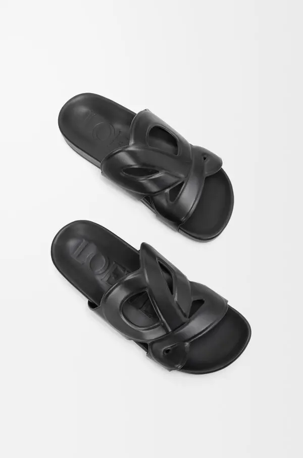 Loewe Logo-shape Flat Sandals