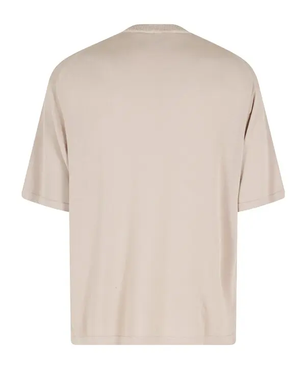 ROBERTO COLLINA Crewneck Knitted T-shirt