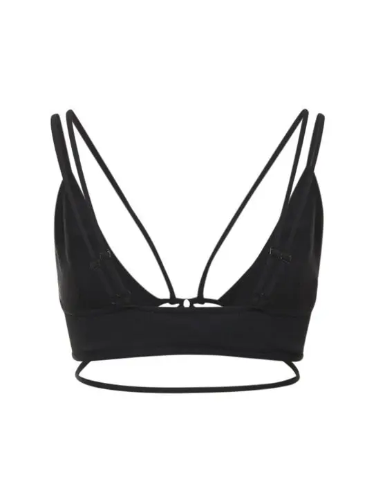 ANDREĀDAMO Ribbed Jersey Bra W/double Straps