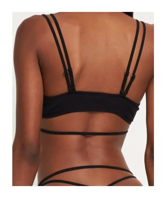 ANDREĀDAMO Ribbed Jersey Bra W/double Straps