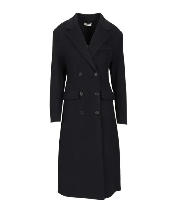 P.a.r.o.s.h Double-breasted Tailored Coat - Black