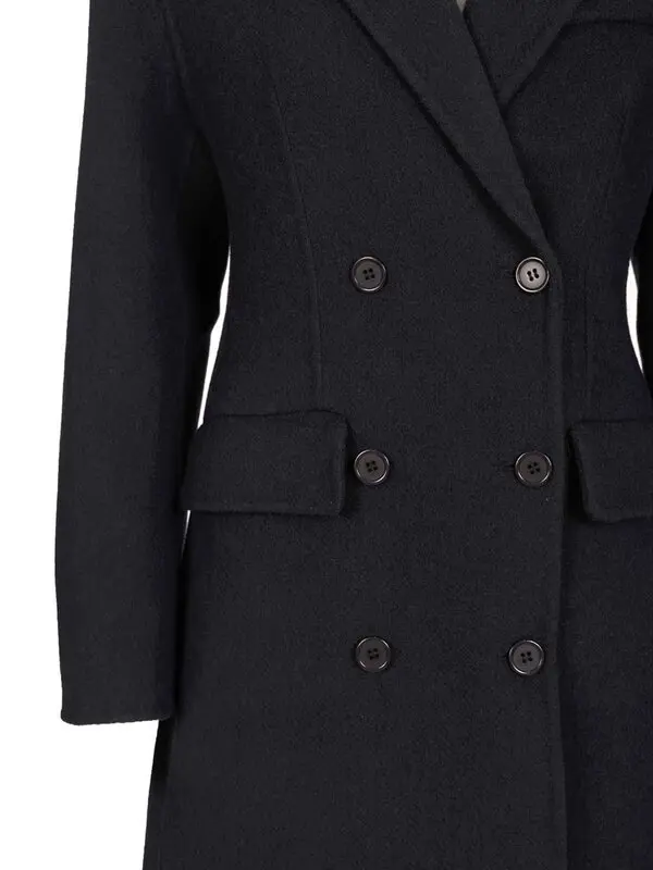 P.a.r.o.s.h Double-breasted Tailored Coat - Black