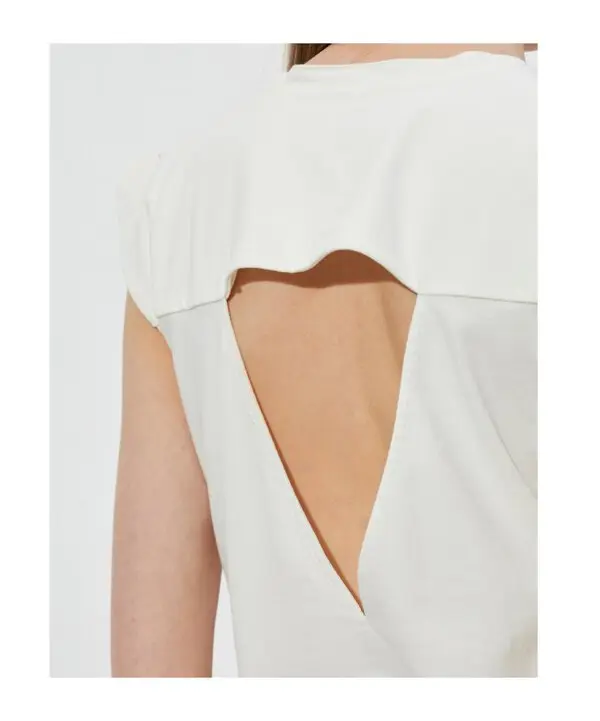 JIL SANDER Cutout Back Sleeveless Top