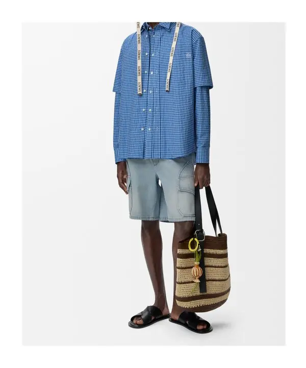 Loewe Gingham-check Short-sleeve Shirt
