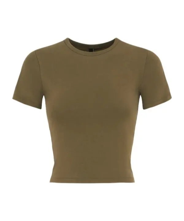 ENTIRE STUDIOS Micro Cropped T-shirt - Green
