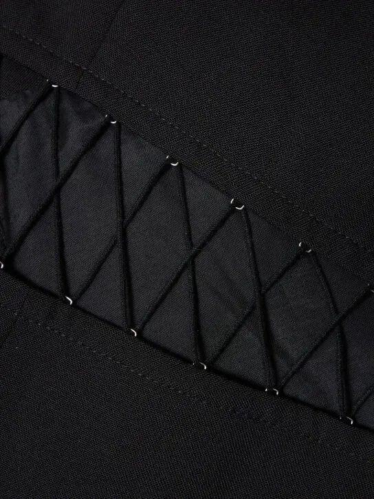 DION LEE Tailored Blazer With Embroidered Details