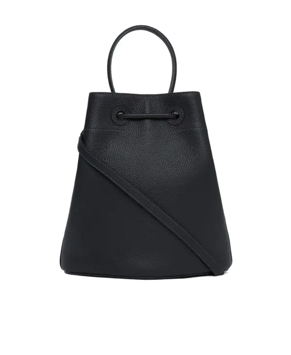 Burberry Small Tb Bucket Bag - Black