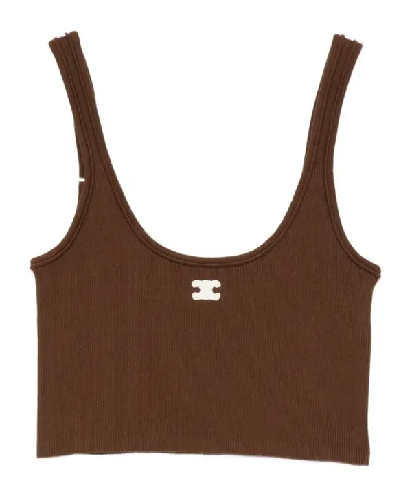 Celine Triomphe Athletic Cotton Bra